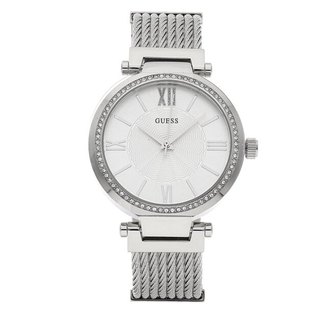Zegarek Guess Soho W0638L1 Srebrny | eobuwie.com.pl