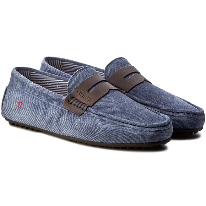 Mokasyny Guess FMGA22 SUE14 Niebieski | eobuwie.com.pl