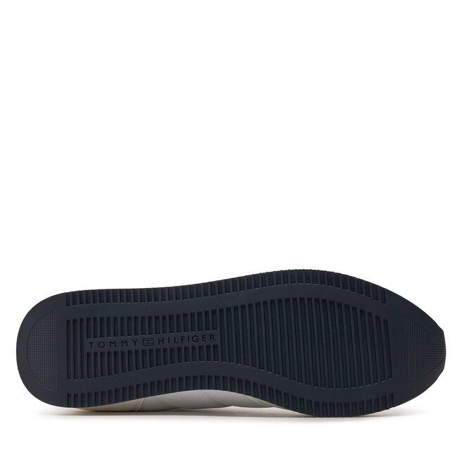 Sneakersy Tommy Hilfiger Lo Runner Mix FM0FM04958 Biały | eobuwie.com.pl