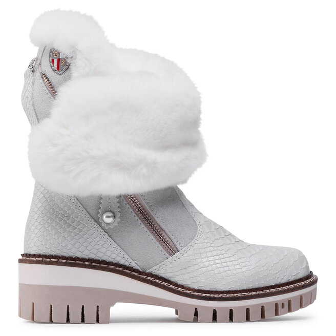 Trappers New Italia Shoes 2015457/2 Milky White | epantofi.ro