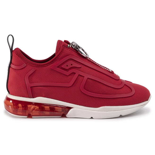 Sneakers DKNY Nilli Zipper Slip K4965120 Stch Fab/Rubber Red/Red | eschuhe.de