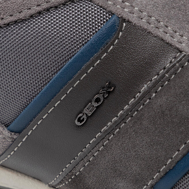 Sneakersy Geox U Wells C U52T5C 02211 C9002 Szary | eobuwie.com.pl