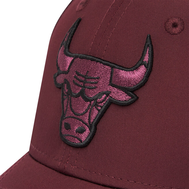 Czapka z daszkiem New Era Chicago Bulls Mesh Back Maroon 39Thirty Cap ...