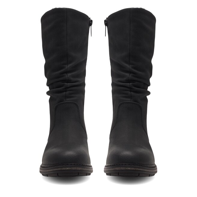 Polokozačky Clara Barson JUDITH WS6201-04 Černá | eobuv.cz