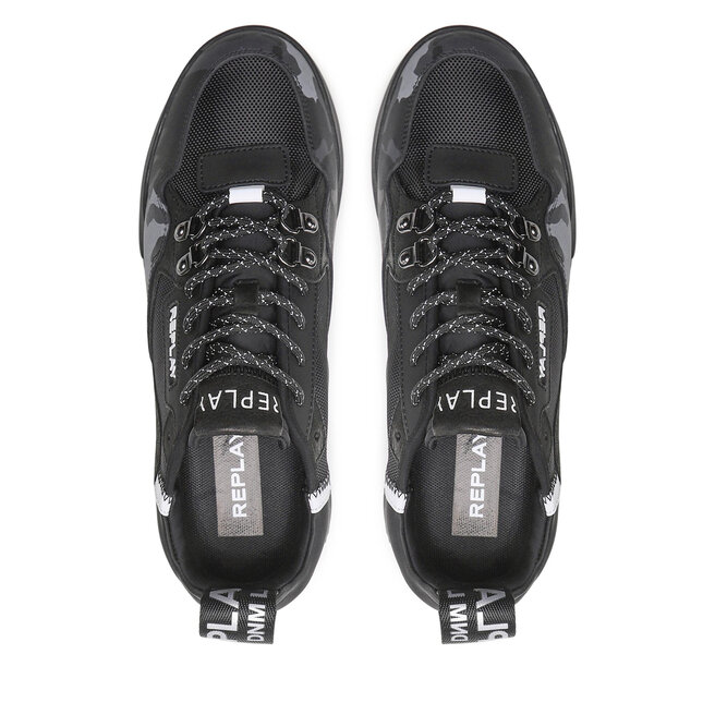 Sneakersy Replay Field Speed GMS1P.000.C0018L Black 2303 | eobuv.cz
