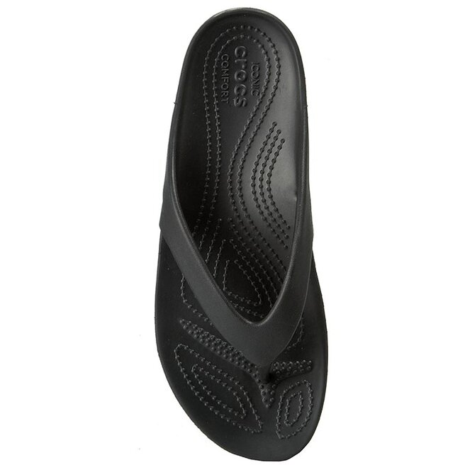 Zehentrenner Crocs Kadee II Flip W 202492 Black | eschuhe.de