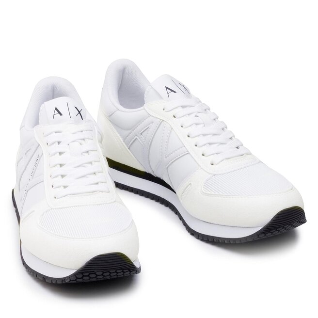 Sneakersy Armani Exchange XUX017 XCC68 00152 Biały | eobuwie.com.pl