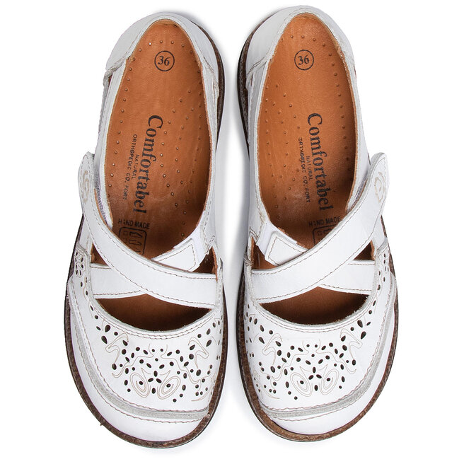 Półbuty Comfortabel 942588 Weiss 3 | eobuwie.com.pl