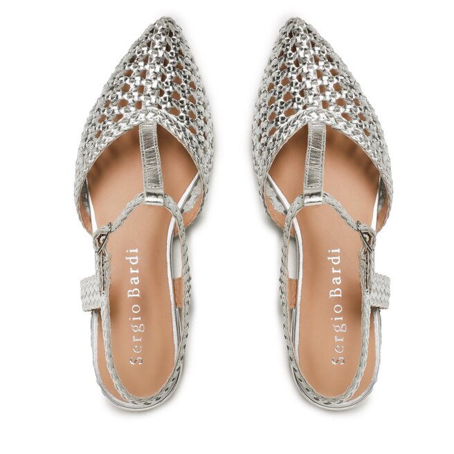Sandale Sergio Bardi DELL-62108-01SB Argintiu | epantofi.ro
