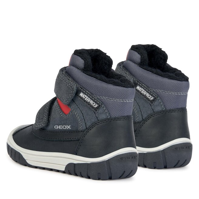 Trzewiki Geox B Omar Boy Wpf B162DB 022FU C0047 M Dk Grey/Red | eobuwie ...