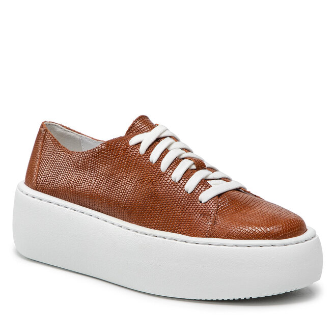 Sneakersy Solo Femme 69403-01-N09/000-03-00 Brązowy | eobuwie.com.pl