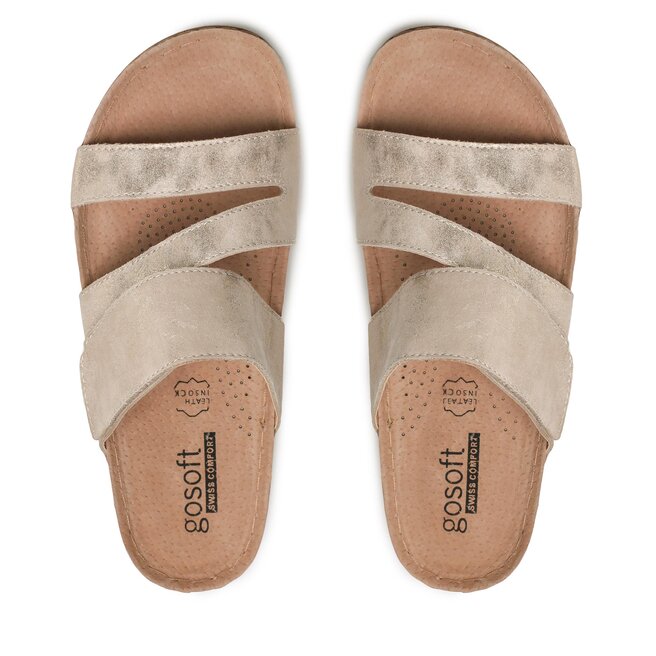 Klapki Go Soft WS121-03 Beżowy | eobuwie.com.pl