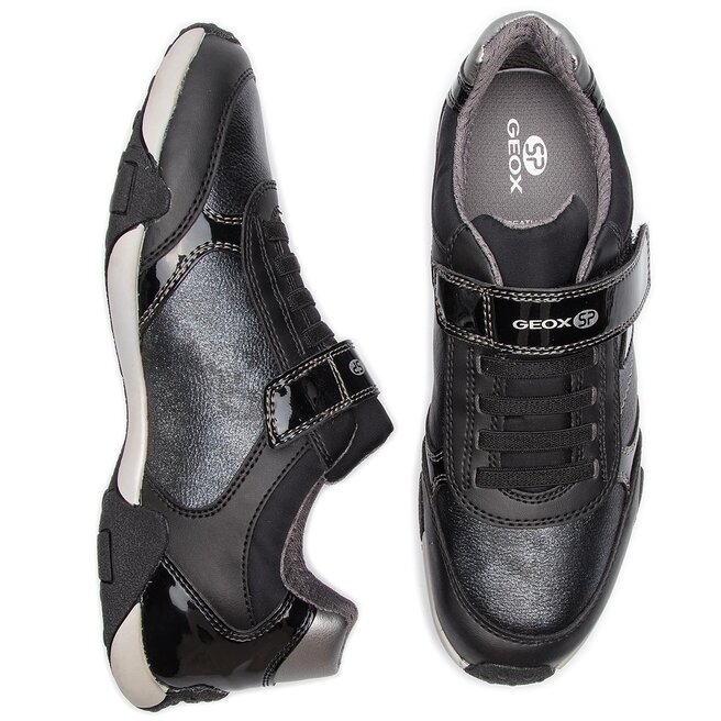 Sneakersy Geox J Tale B J8421B 00254 C9999 D Black | eobuwie.com.pl