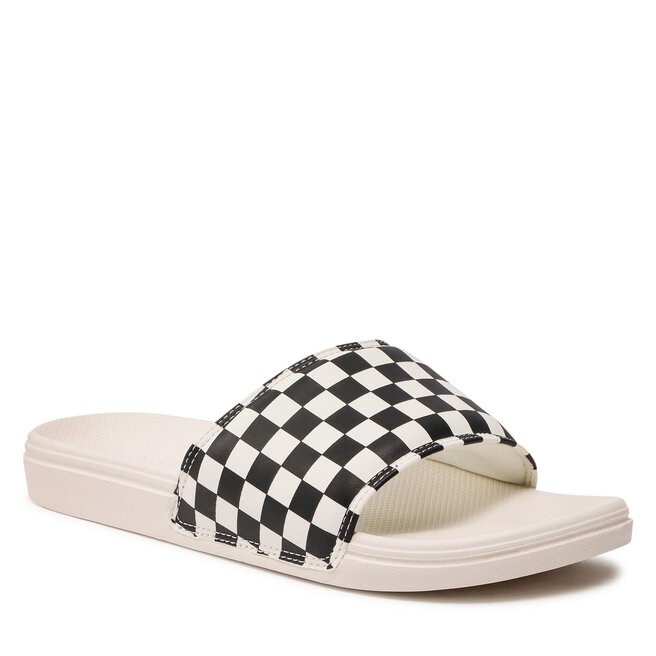 Pantoletten Vans La Costa Slide VN0A5HFER6R1 (Checkerboard) Black/Mars | eschuhe.de