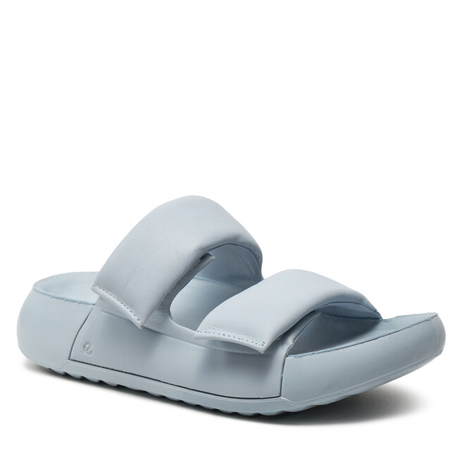 Sandały ECCO Cozmo Pf W Sandal Lea 20666301696 Niebieski | eobuwie.com.pl