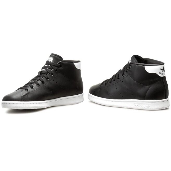 Sneakersy adidas Stan Smith Mid S75027 Czarny | eobuwie.com.pl