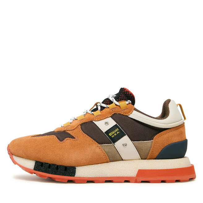 Sneakers Blauer F3HERON01/COD Cognac/Dark Brown COG/DKB | eschuhe.de