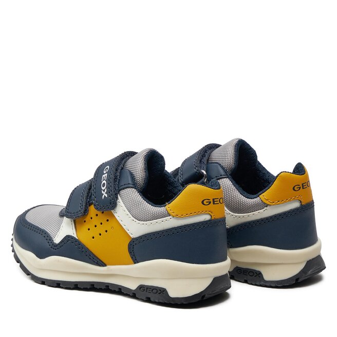 Sneakersy Geox J Pavel J4515A 054FU C0916 M Navy/Ochreyellow | eobuwie.com.pl