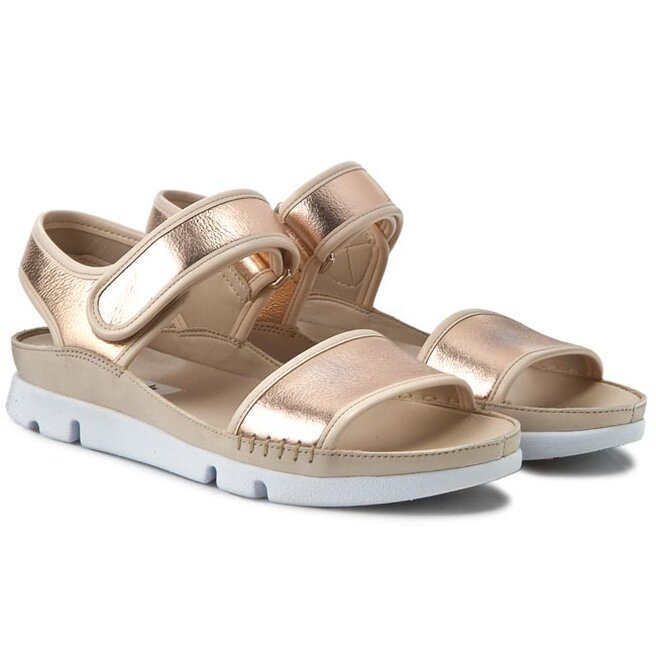 Sandały Clarks Tri Nova 261176704 Copper | eobuwie.com.pl