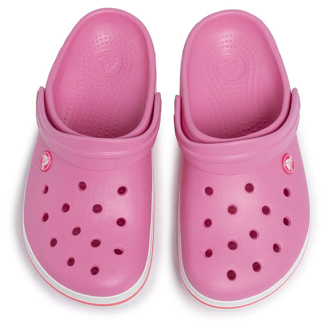 Παντόφλες Crocs Crocband 11016 Pink Lemonade/White • Epapoutsia.gr
