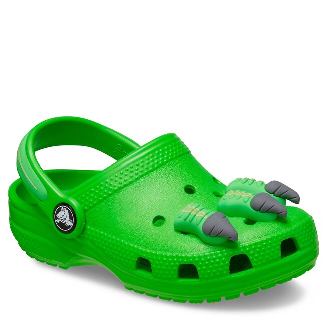 Nazouváky Crocs Classic Iam Dinosaur Clog T 209700 Zelená | eobuv.cz