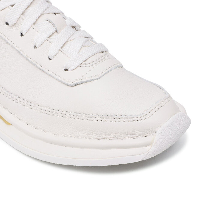 Sneakersy Clarks CraftRun Lace 261612674 Biały | eobuwie.com.pl