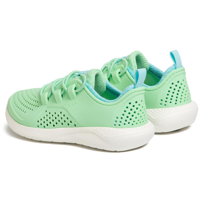 Halbschuhe Crocs Literide Pacer K 206011 Grün | eschuhe.de