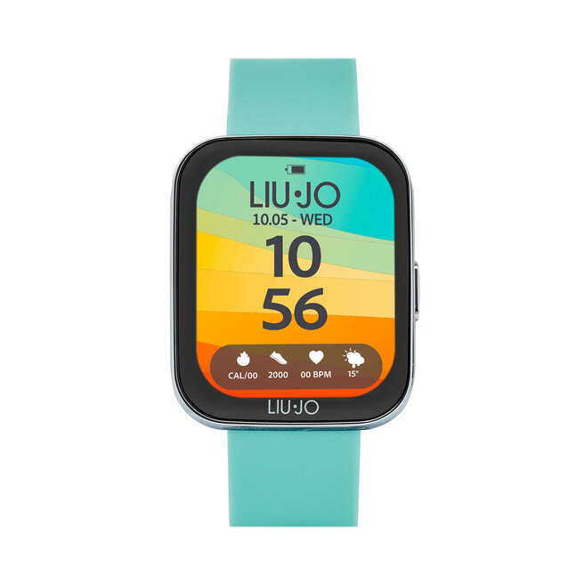 Smartwatch Liu Jo Voice Slim SWLJ089 Silver/Aquamarine | eschuhe.de