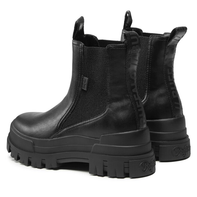 Klassische Stiefeletten Buffalo Aspha Chelsea Mid 1270087 Black ...