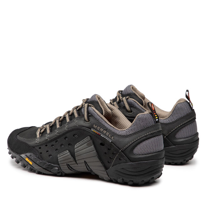 Trekkingi Merrell Intercept J73703 Smooth Black | eobuwie.com.pl