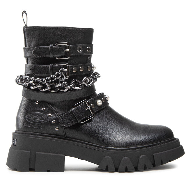 Botki Dockers by Gerli 49PU205-610100 Czarny | eobuwie.com.pl