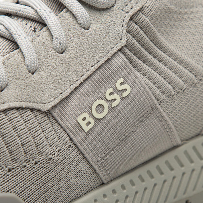 Sneakers Boss Titanium 50470596 10232616 01 Open Grey 090 | eschuhe.de
