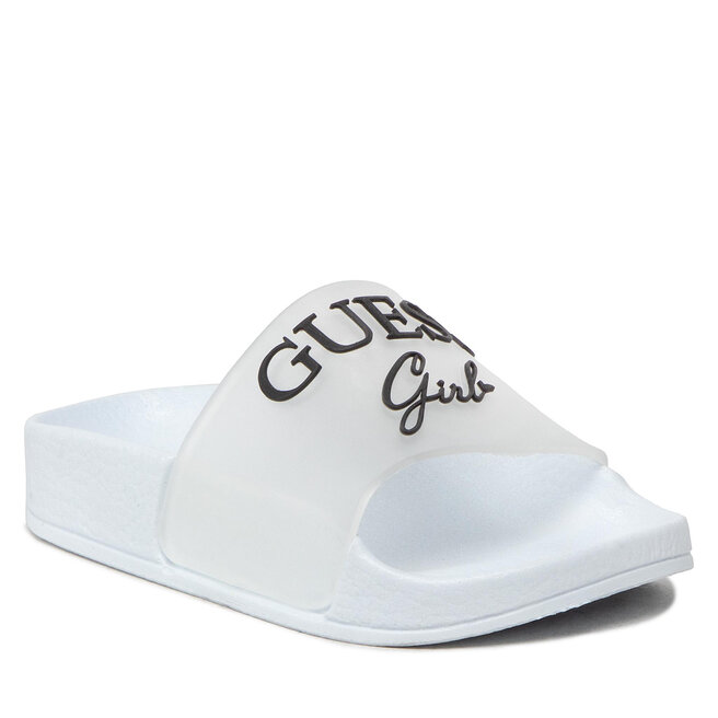 Șlapi Guess Dina FT6DIN ELE19 WHITE | epantofi.ro