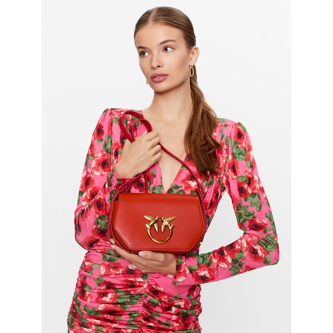 Τσάντα Pinko Love Click Exagon Mini PE 23 PLTT 100075 A0F1 Red R41Q ...