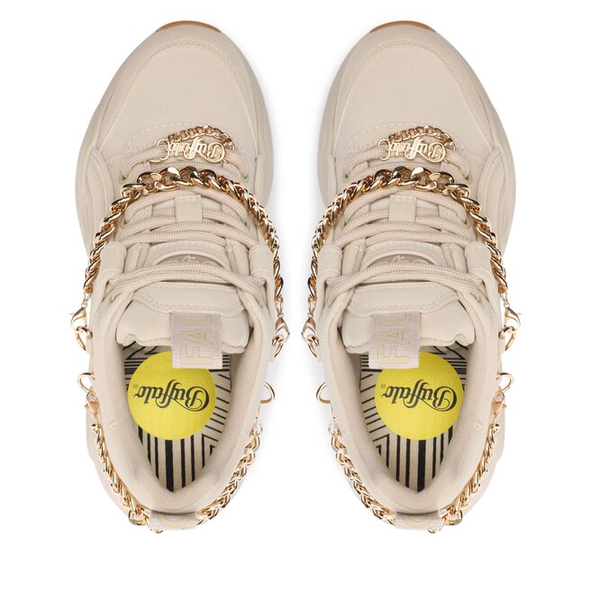 Sneakers Buffalo Binary Chain 3.0 1630959 Cream/Gold | eschuhe.de