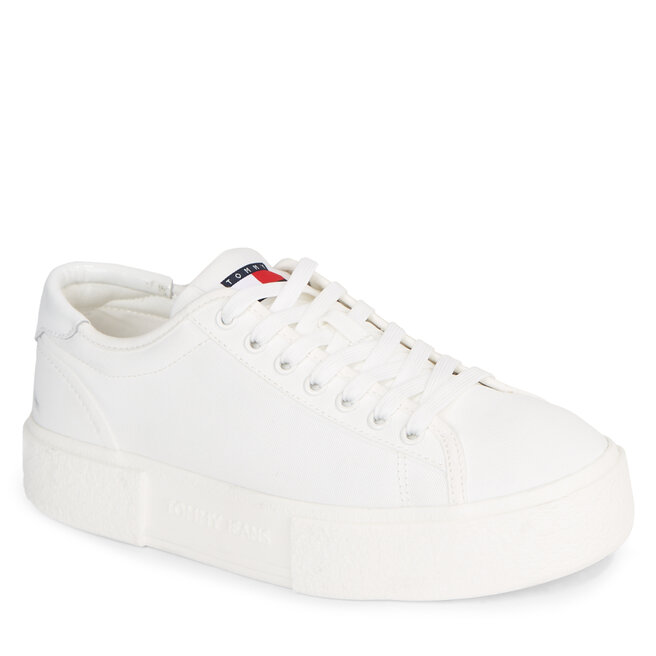 Sneakersy Tommy Jeans Tjw Foxing Flatform Sneaker EN0EN02480 Bílá ...