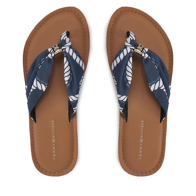 Infradito Tommy Hilfiger Th Elevated Beach Sandal Print FW0FW07164 ...