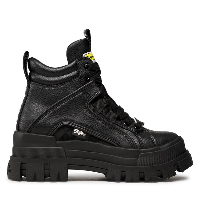 Stivaletti Buffalo Aspha Nc Mid BN16220451 Nero | escarpe.it