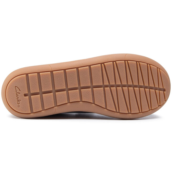 Sneakers Clarks Flash Step K 261495917 Navy Combi Leather | eschuhe.de