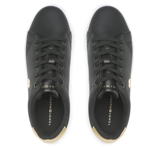 Sneakers Tommy Hilfiger Essential Th Gold Sneaker FW0FW07043 Black BDS ...