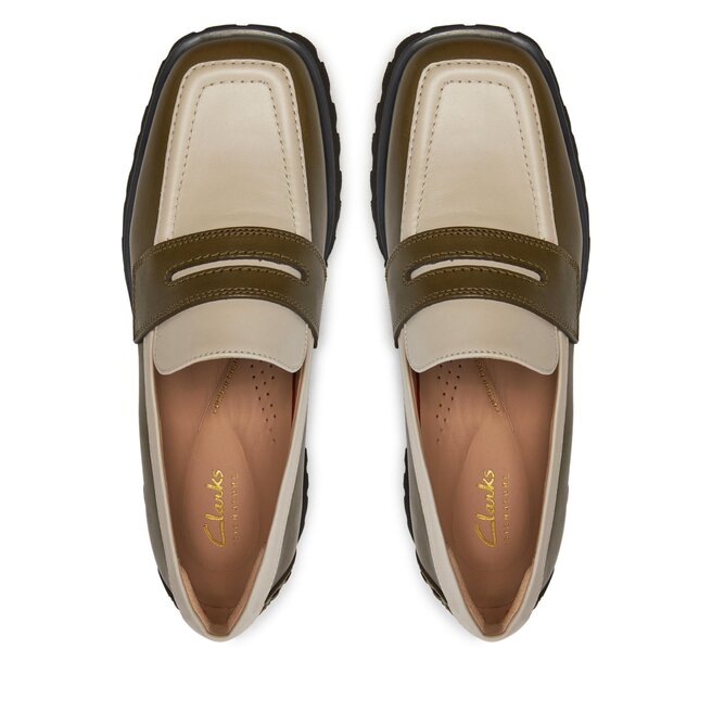 Loafers Clarks Stayso Edge 26176514 Χακί | epapoutsia.gr