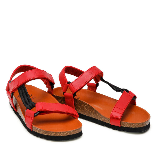 Sandały Scholl Heaven Med F1051 Czerwony | eobuwie.com.pl