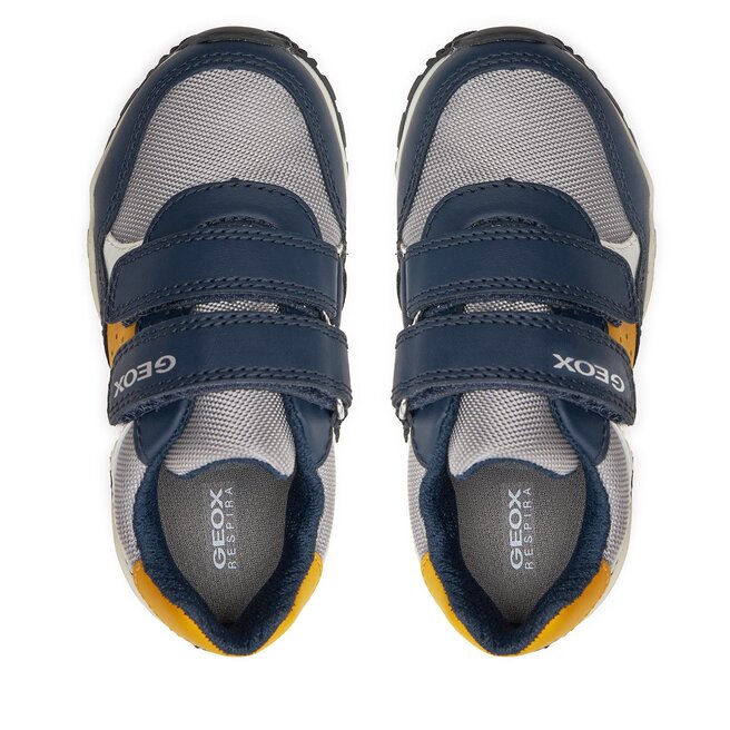 Sneakersy Geox J Pavel J4515A 054FU C0916 M Navy/Ochreyellow | eobuwie.com.pl