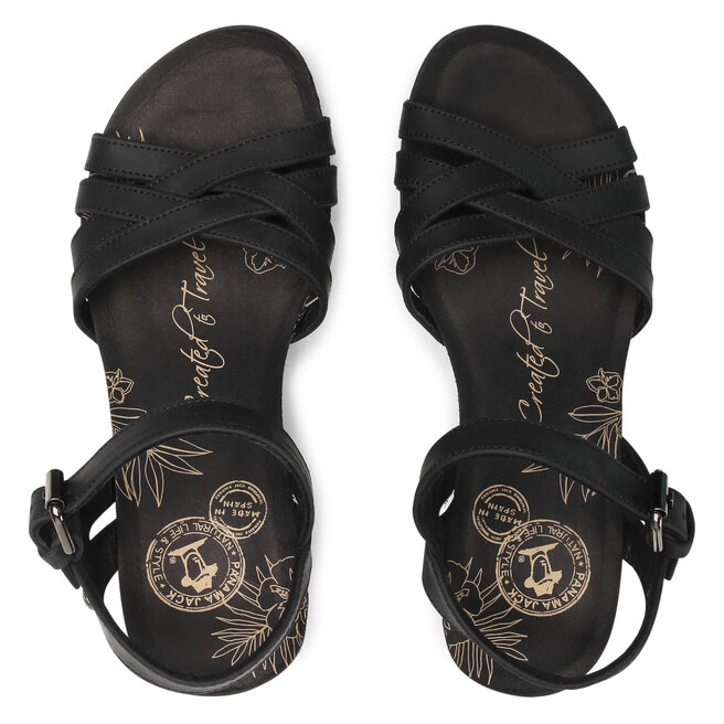 Sandalen Panama Jack Vera Basics B1 Schwarz | eschuhe.de