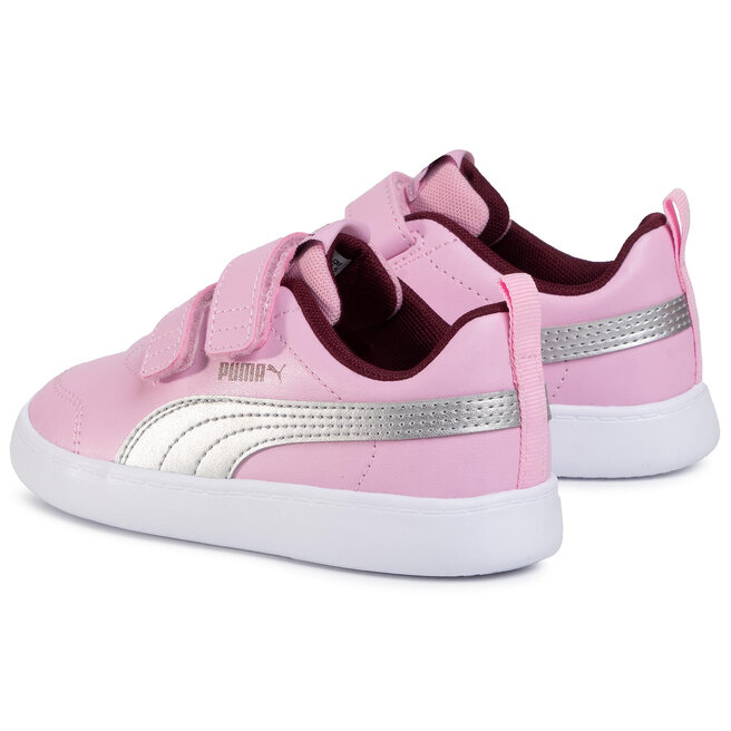Sneakers Puma Courtflex V2 V Inf 371544 10 Pale Pink/Puma Silver ...