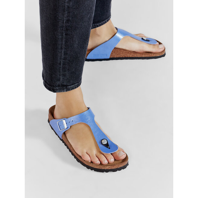 Zehentrenner Birkenstock Gizeh Bs 1021468 Blau | eschuhe.de