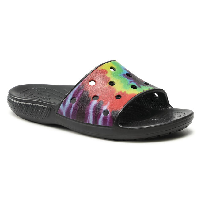 Klapki Crocs Classic Crocs Tiedye Grphc Sld 206520 Kolorowy | eobuwie ...