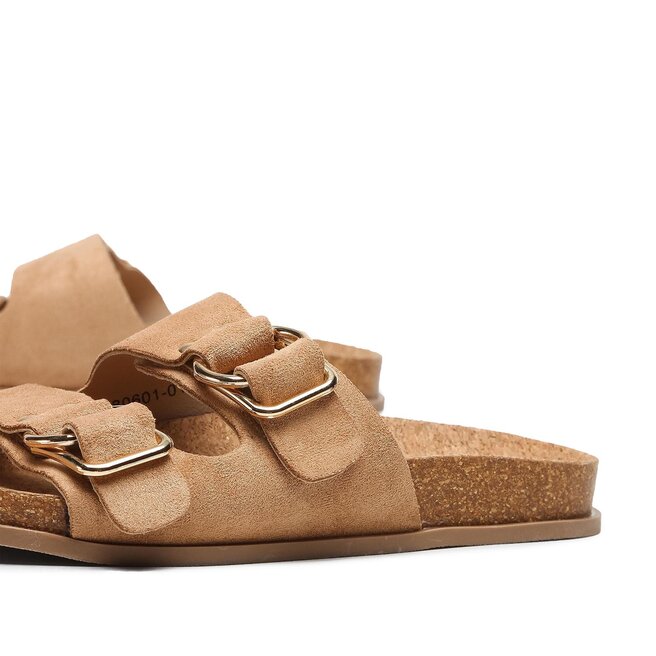 Klapki DeeZee WS280601-01A Beige | eobuwie.com.pl