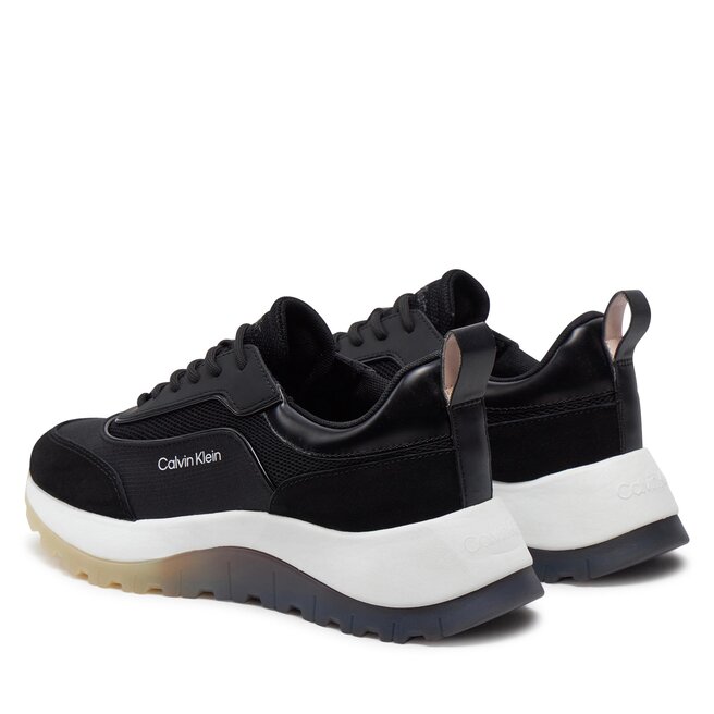 Sneakers Calvin Klein Runner Lace Up Mesh Mix HW0HW01905 Schwarz | eschuhe.de