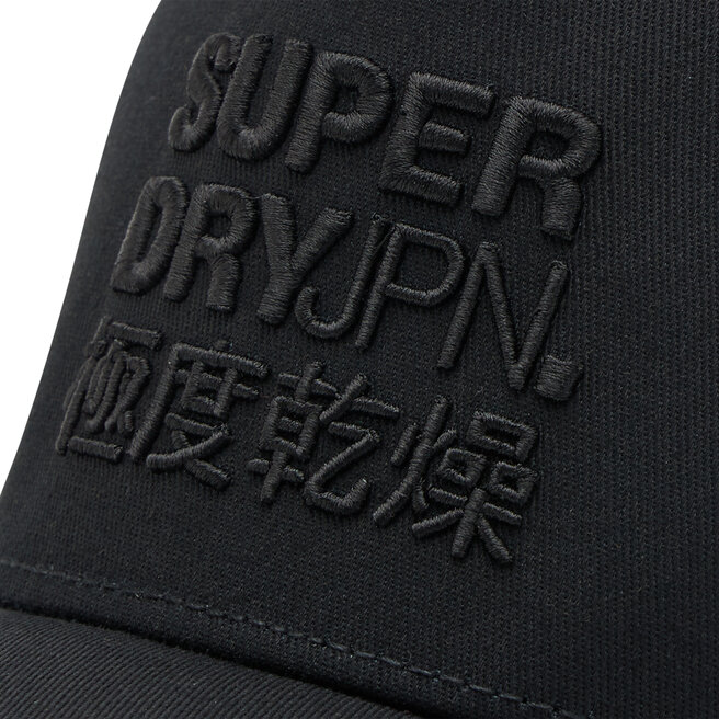 Kšiltovka Superdry Logo Trucker Cap M9010020A Black 02A | eobuv.cz